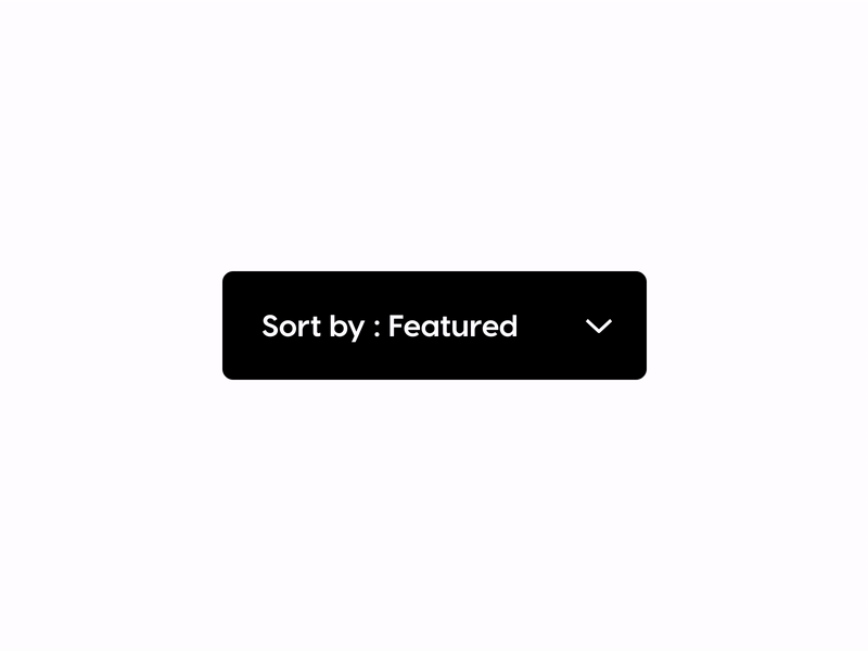 Sorting Button by Daniel Rasmussen on Dribbble