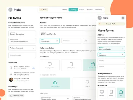 Browse thousands of Registration Form Design Templates In Figma images ...
