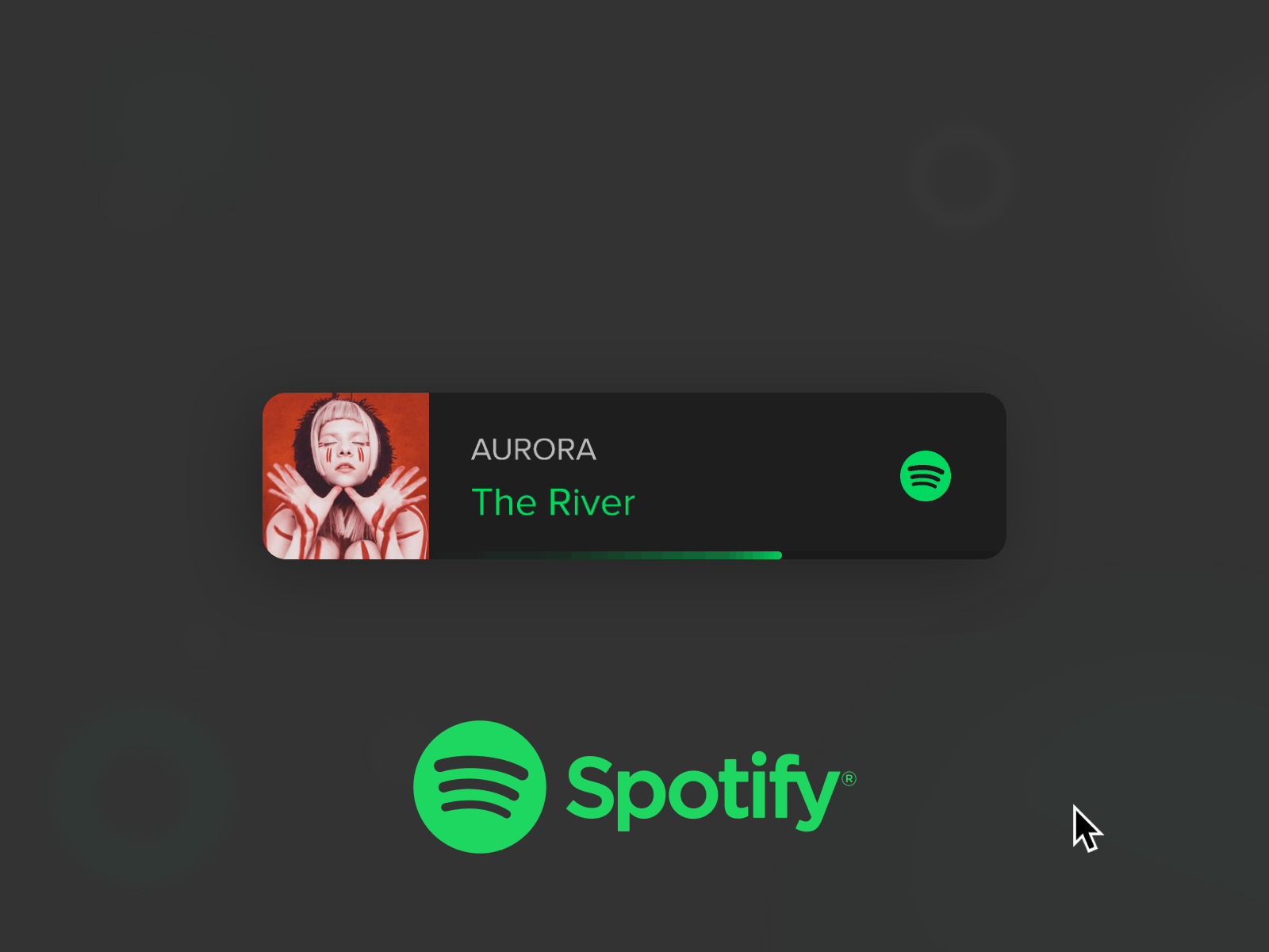 Spotify Widget - Animation of music player for desktop by Anton Milyaev ...