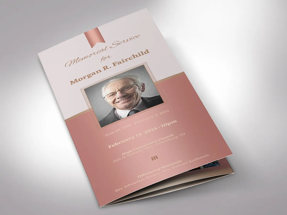 Funeral Program designs, themes, templates and downloadable graphic ...