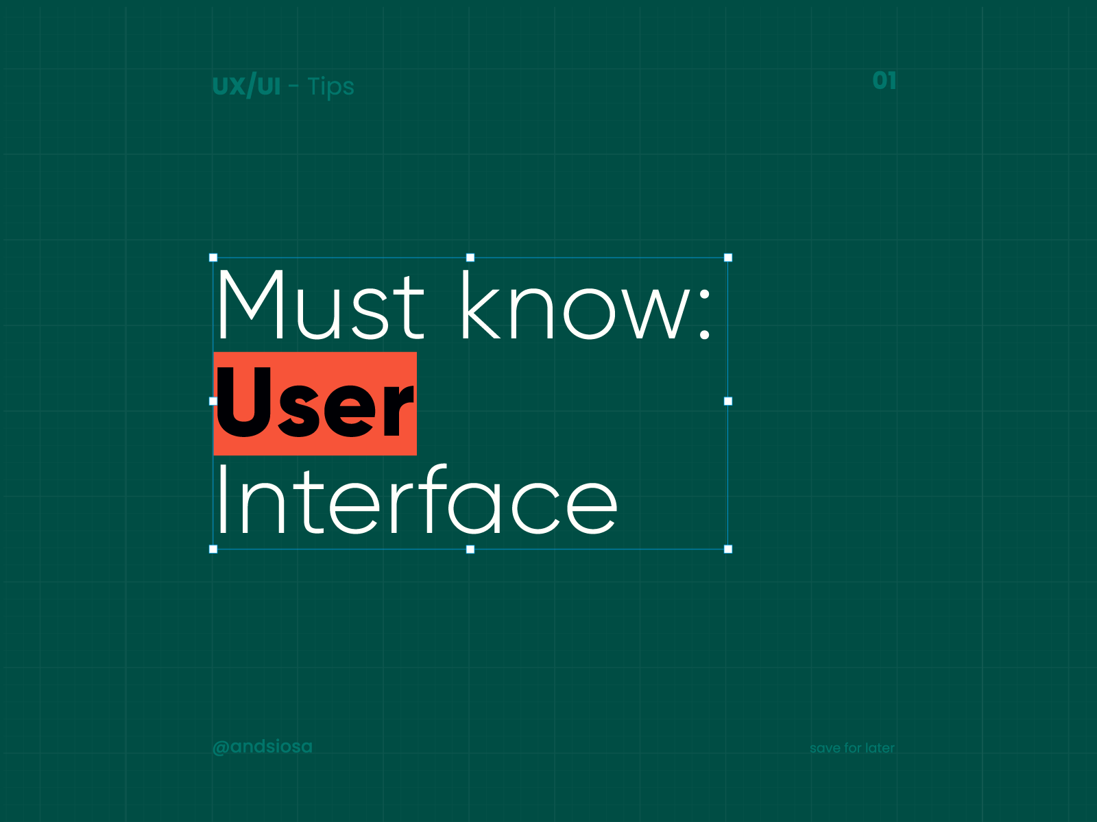 Must Know by andsiosa on Dribbble