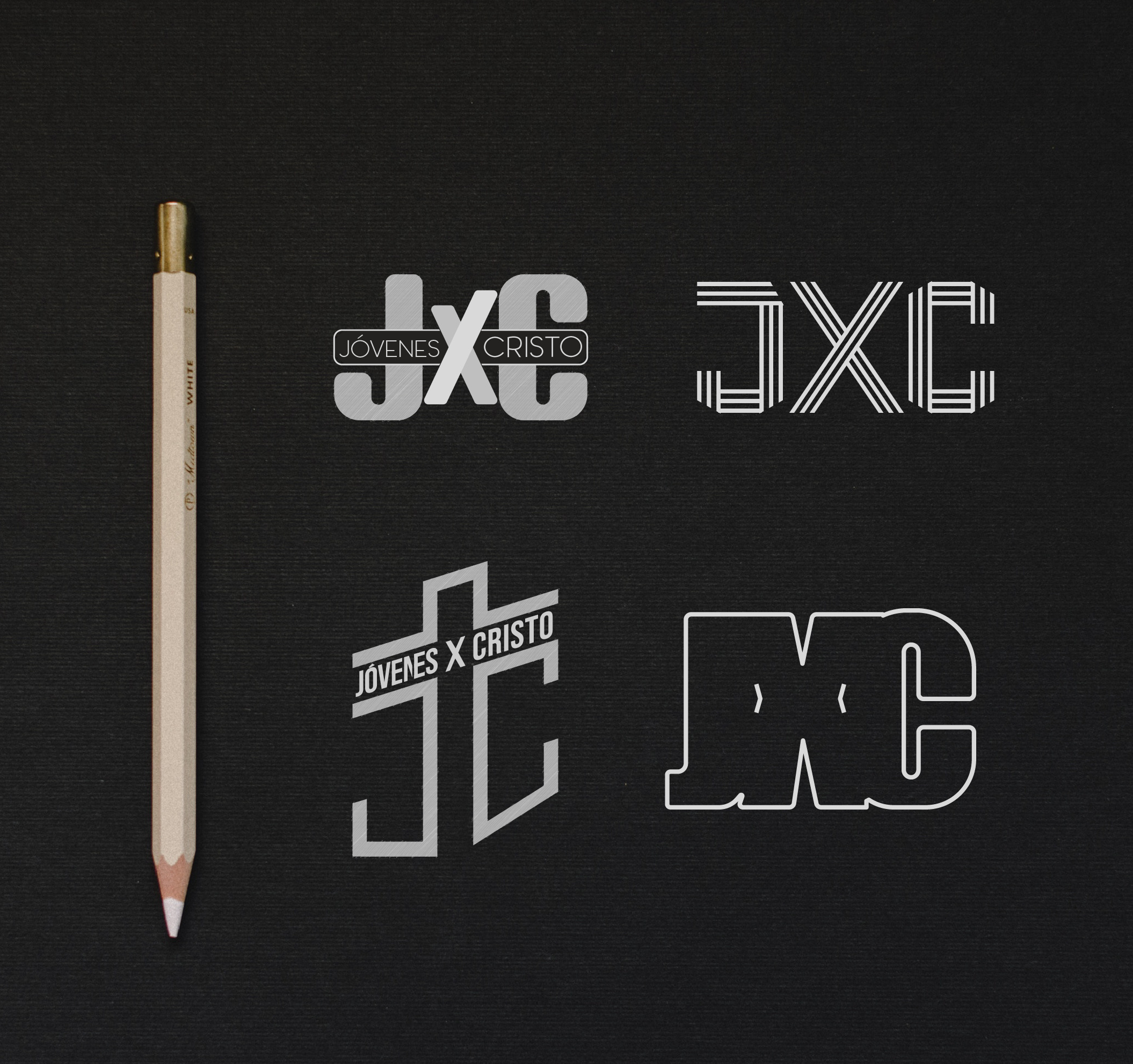 JXC Logo Design Process by Nelson Marín on Dribbble