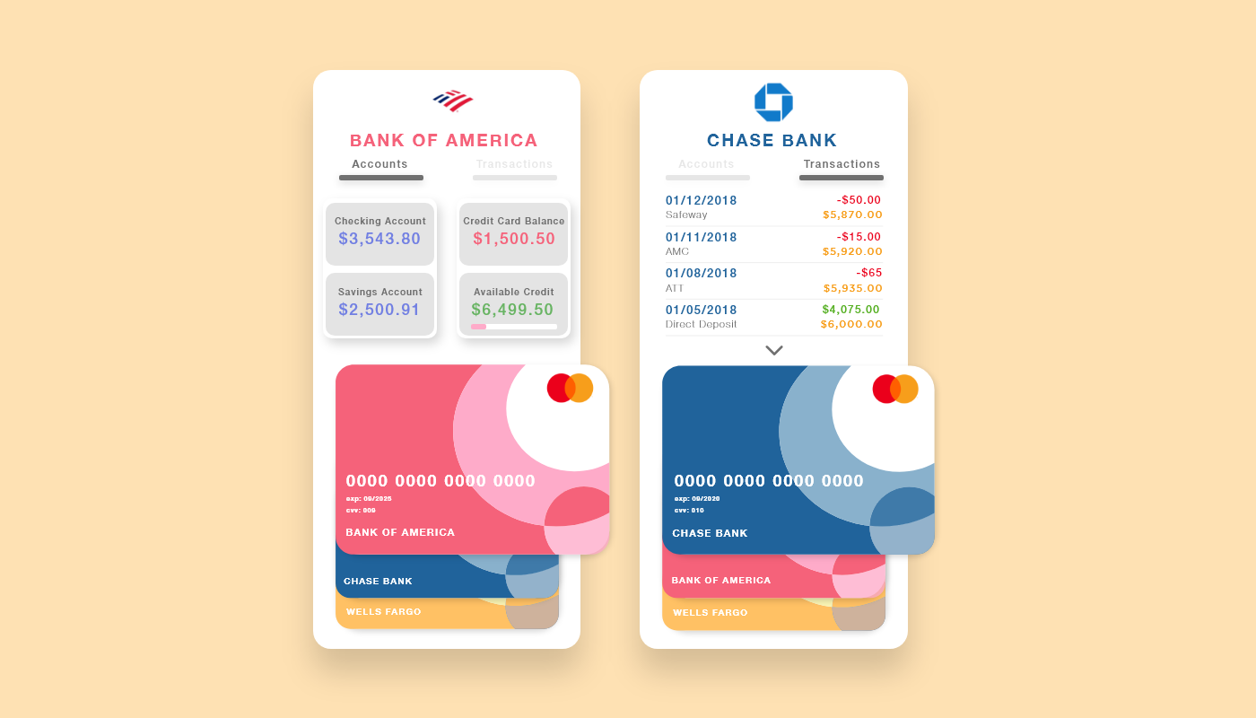 Probank - Back Account Manager by Jason Lee on Dribbble