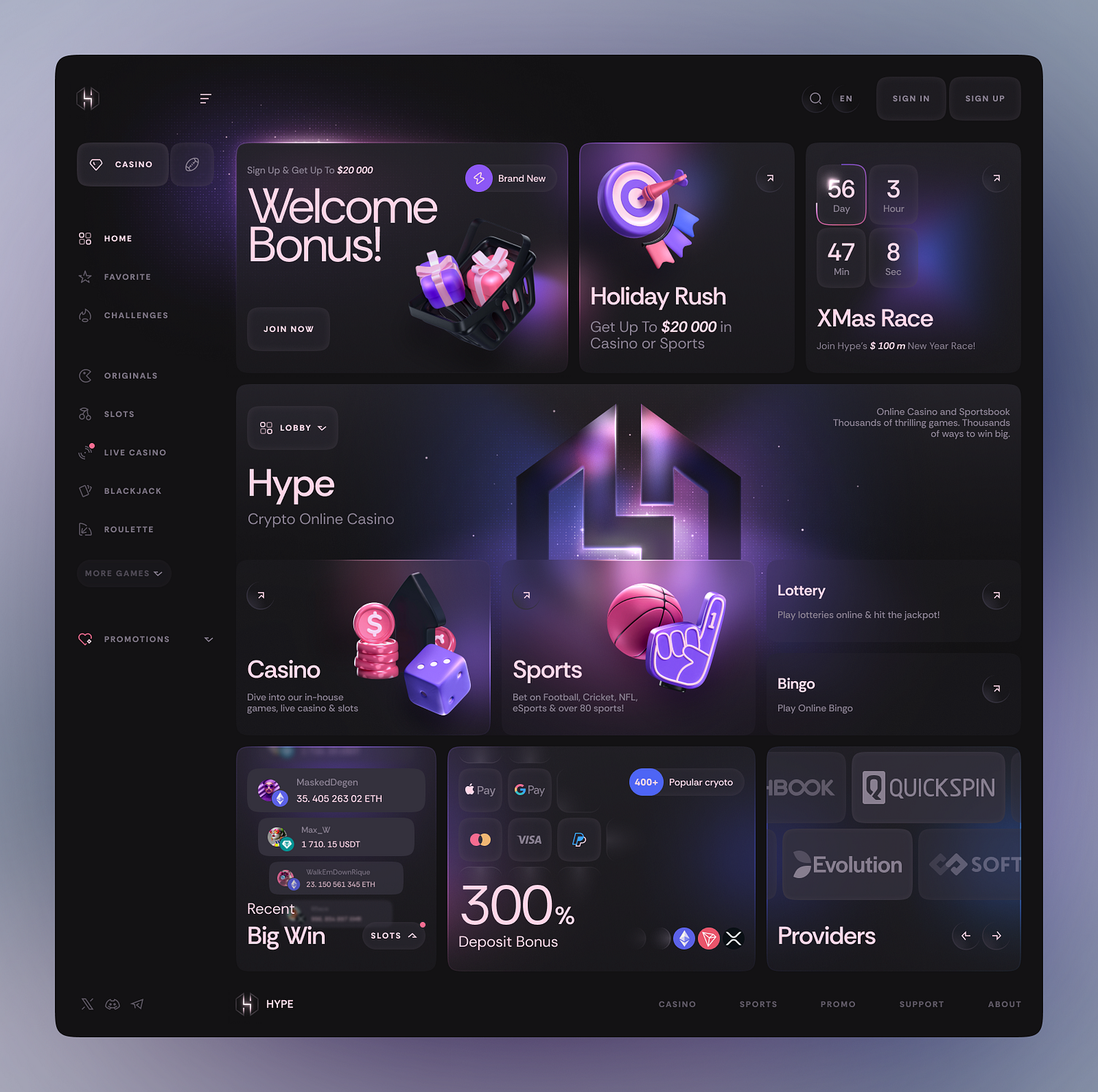 Game Dashboard Interface by uixNinja on Dribbble