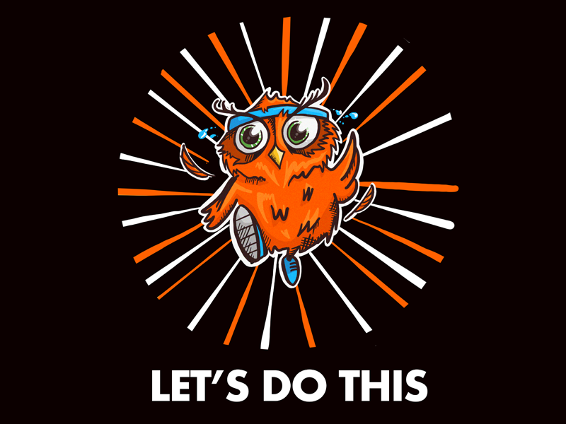 owl runner by Edward Parker on Dribbble