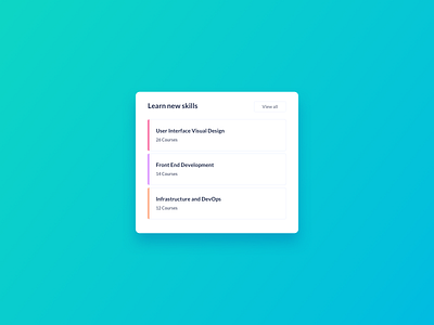 List UI Design designs, themes, templates and downloadable graphic ...
