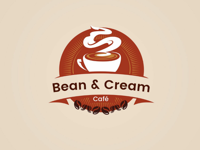 Cafe logo design option 3 by fenil chuahan on Dribbble