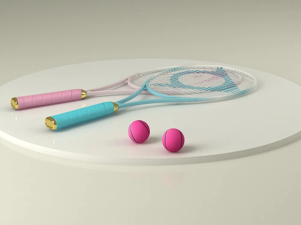 Vray Tennis Racket designs, themes, templates and downloadable graphic ...