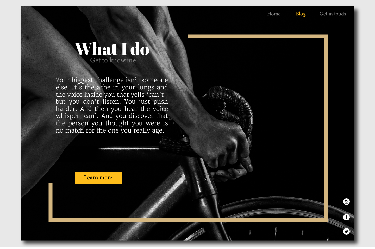 Landing Page by Maryna Williams on Dribbble