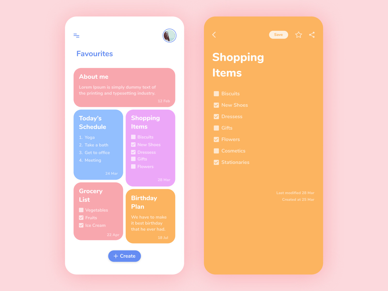 Simple Notes Making App - Ui design by vivek singh on Dribbble