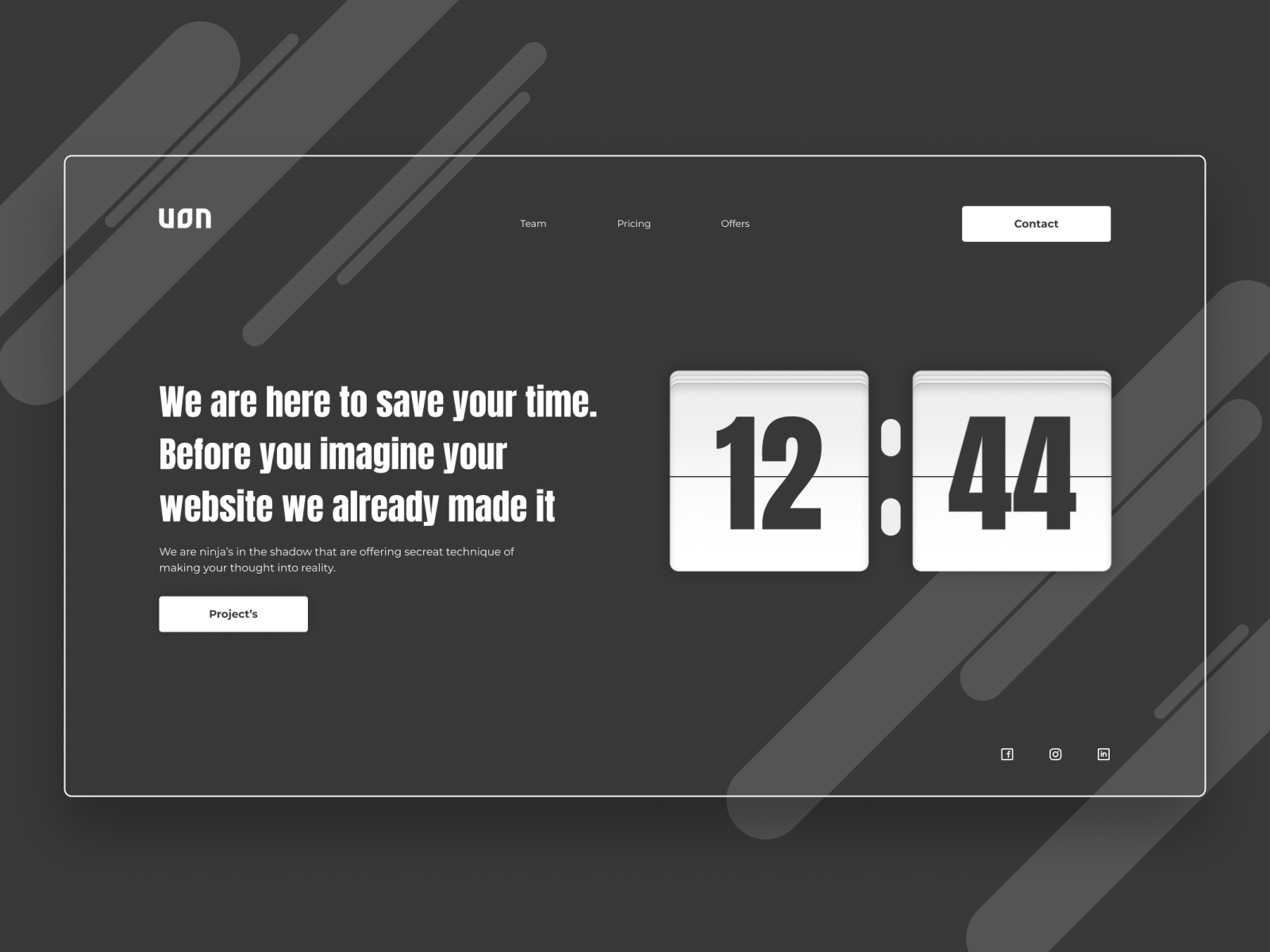 UON Solution by Stefan Arsenic on Dribbble