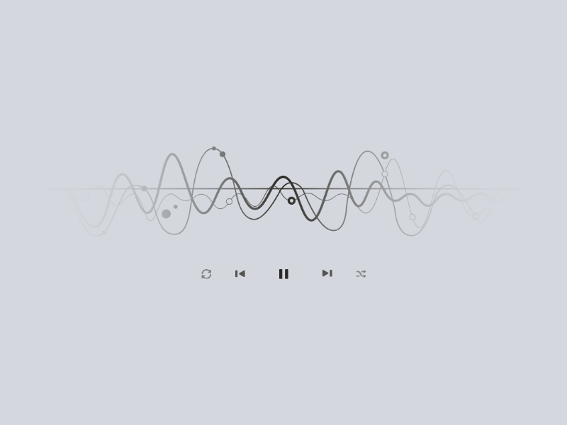 Minimal Music Player by Jovan Marinkovic on Dribbble