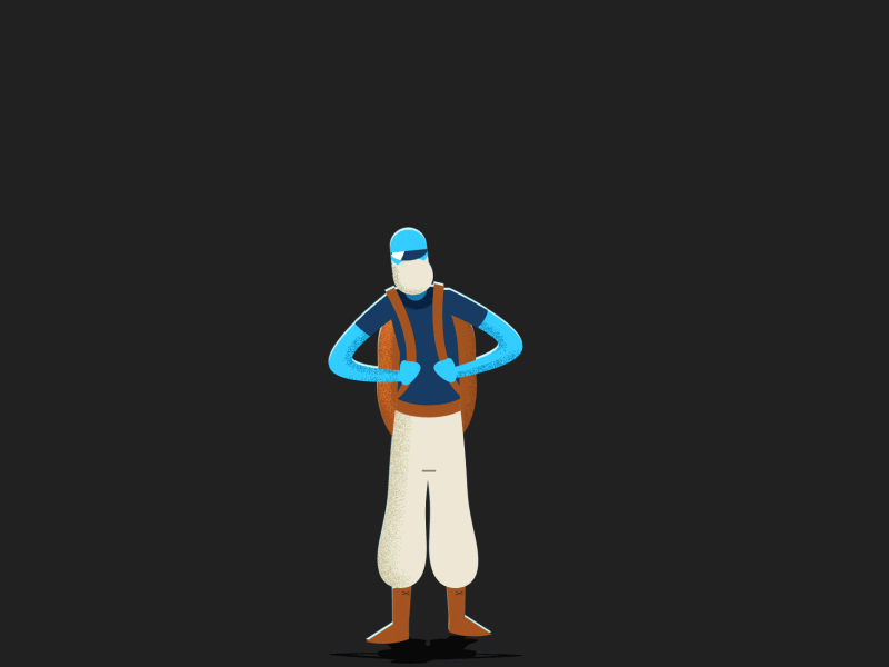 Character Animation - Blue Adventure by Eduardo Araujo on Dribbble