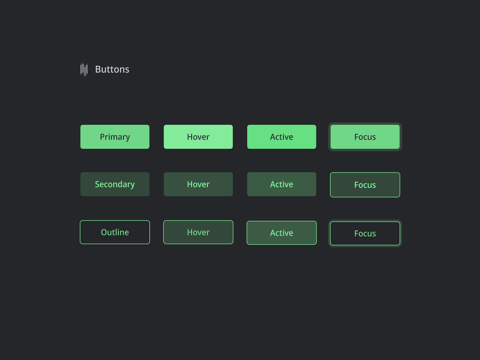 Stockstream.tv Buttons by Ryan Warner on Dribbble