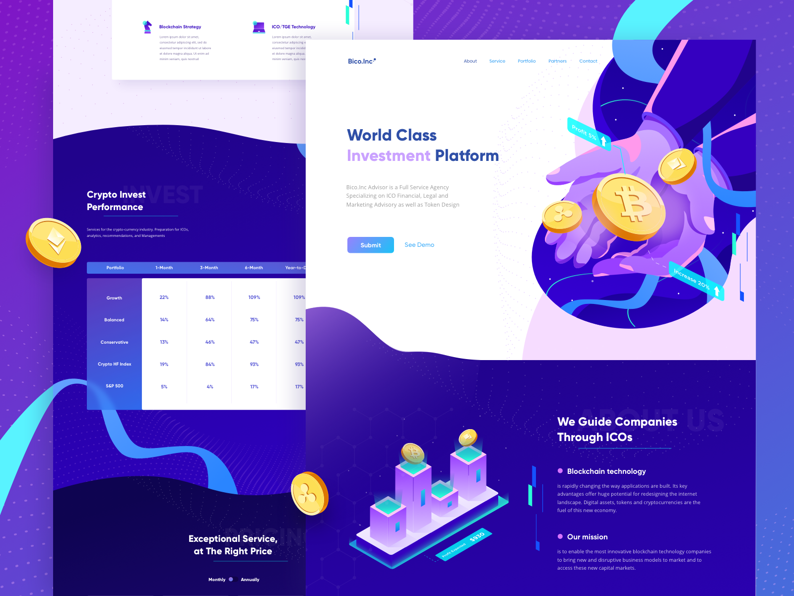World Class Investment Platform - Landing Page by Herdetya Priambodo ...