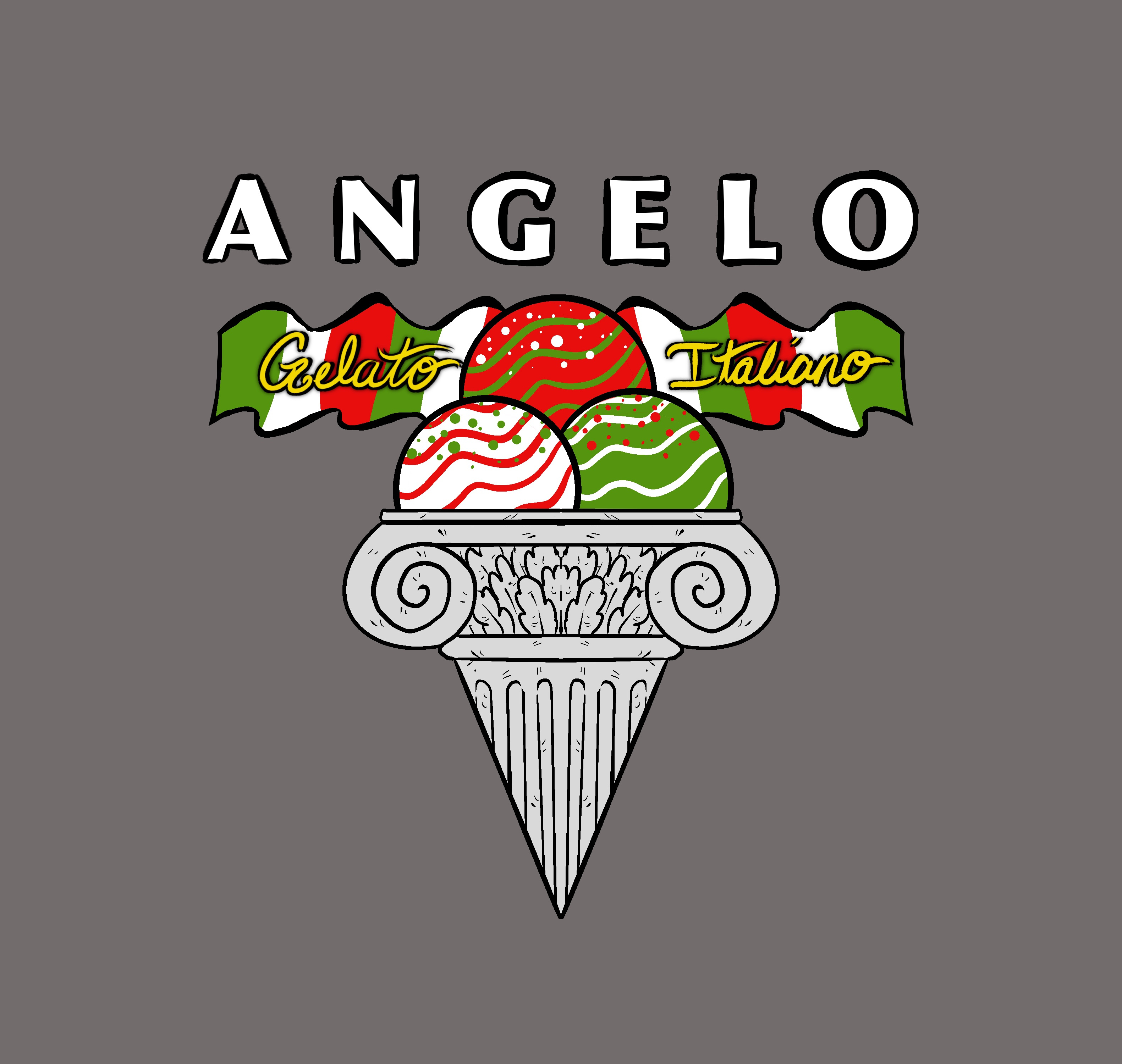 Angelo Gelato Logo Concept by Jasmyne White on Dribbble