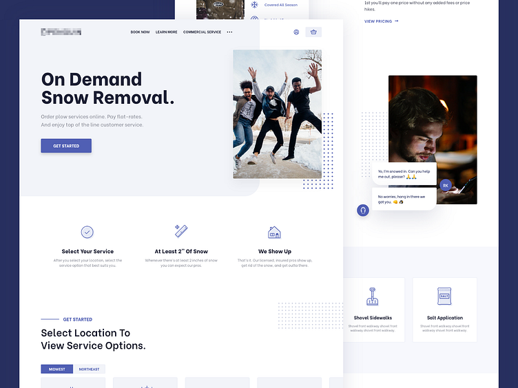 Snow Removal Redesign 2 by Rob Kavander on Dribbble