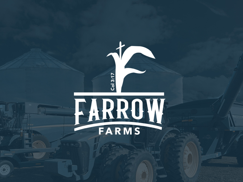 Farrow Farms Logo Design by designbeast on Dribbble