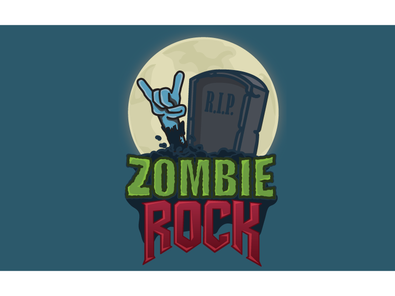 Halloween 2019 Zombie Rock by Rien Schijffelen on Dribbble