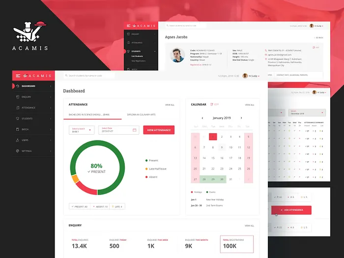 Student Management System designs, themes, templates and downloadable ...