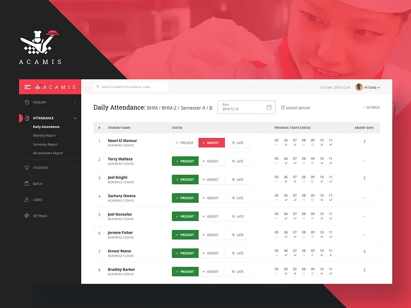 Student Management System designs, themes, templates and downloadable ...