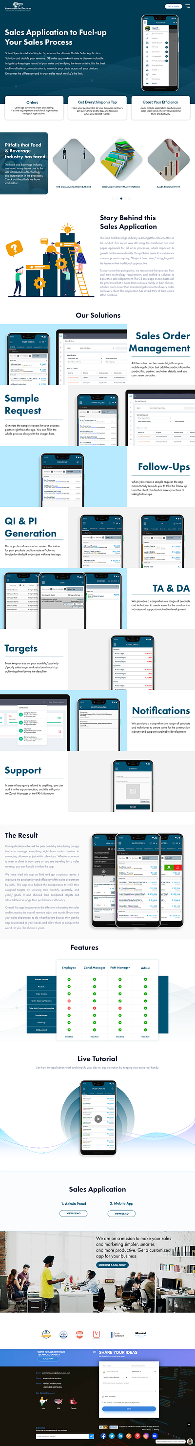 Sales Management App designs, themes, templates and downloadable ...