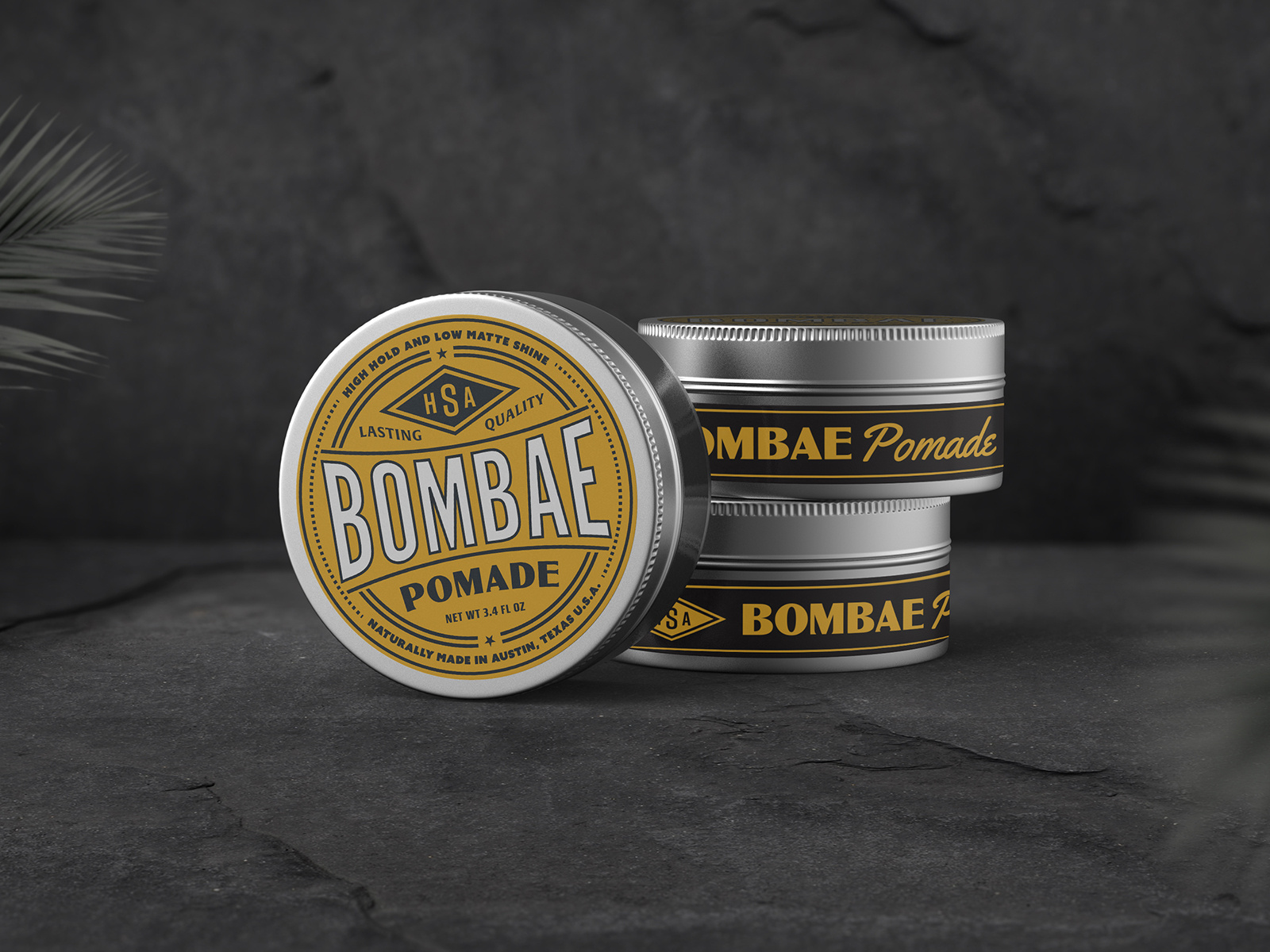 Bombae Pomade by Jordan Wilson on Dribbble