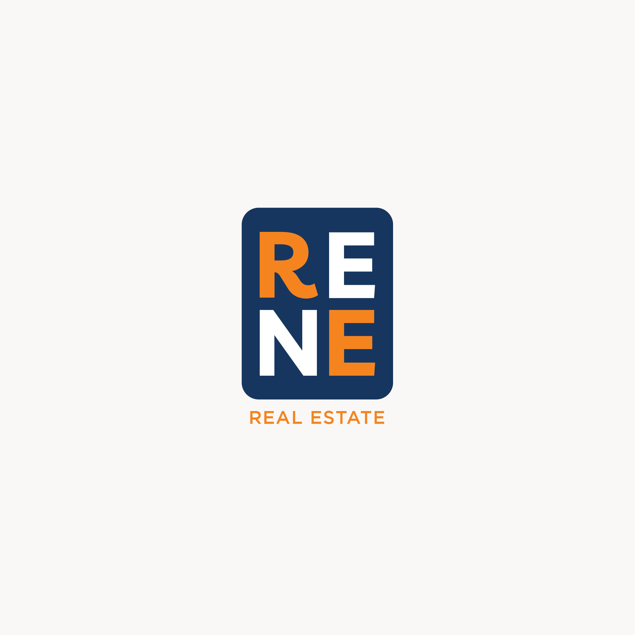 RENE Real Estate Logo Design by Beniuto Design Studio on Dribbble