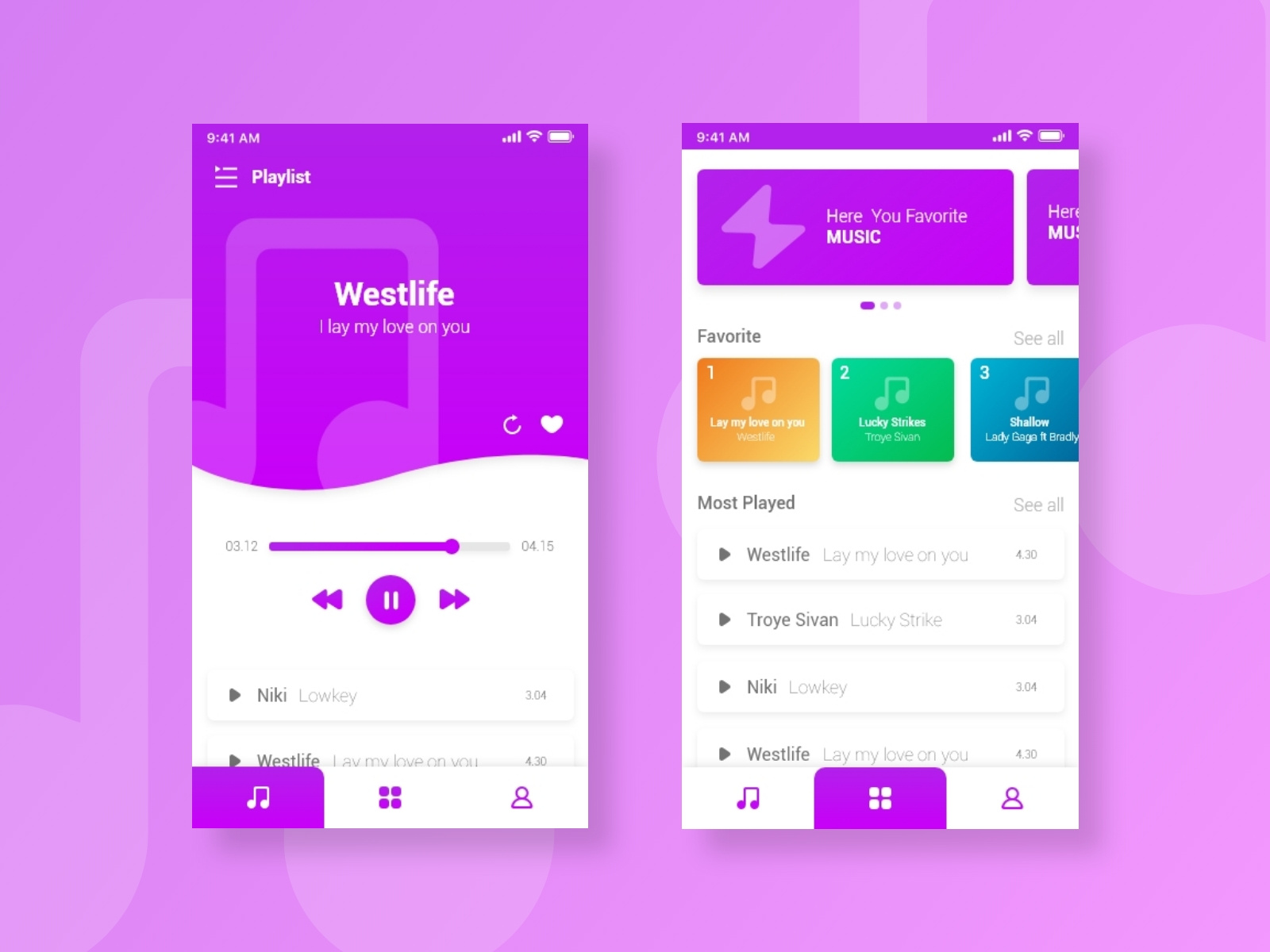 UI Design Music Player Exploration by Muhammad Akmal on Dribbble