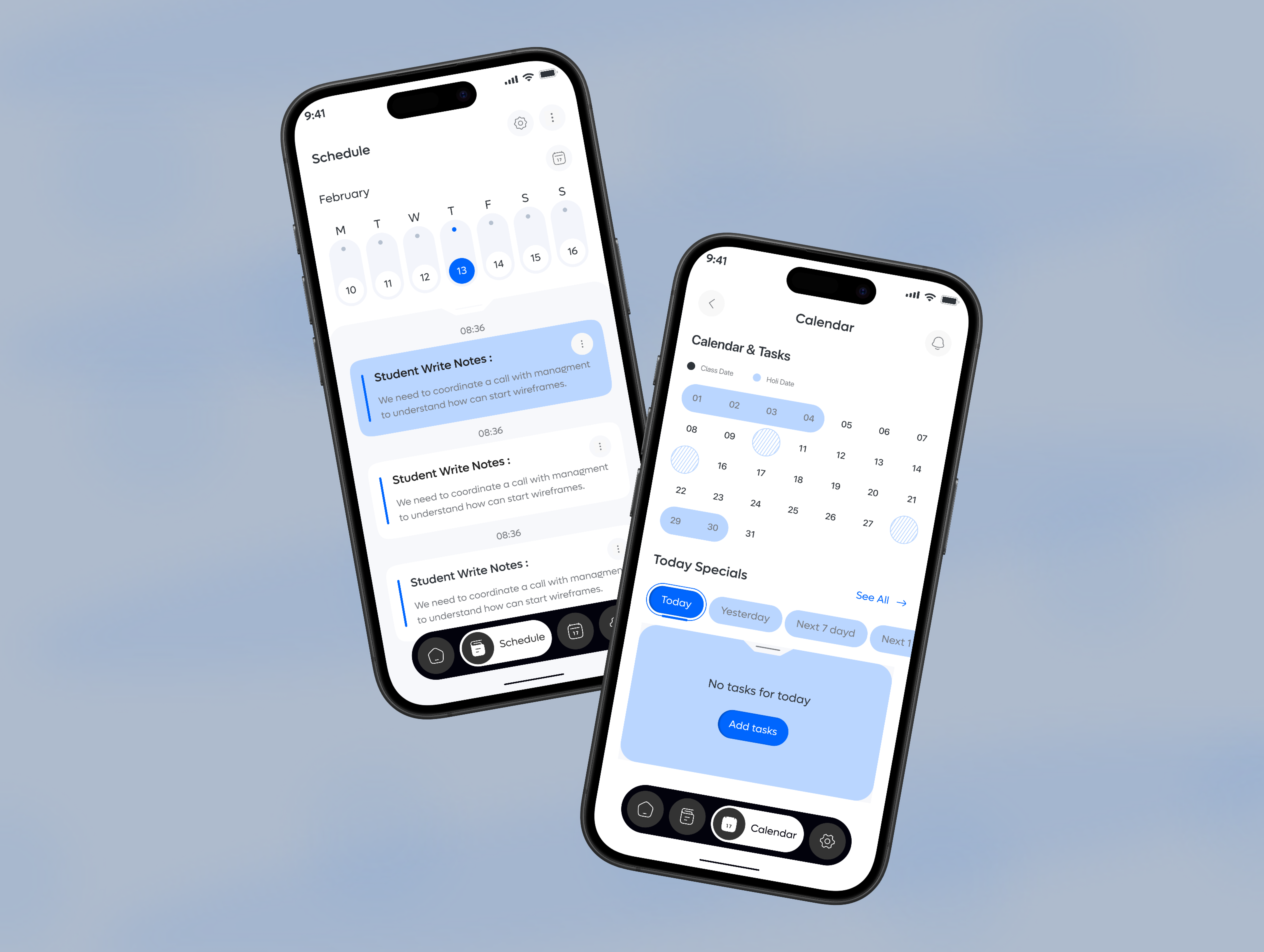 Student Calendar mobile APP by Ibrahim Khalil on Dribbble