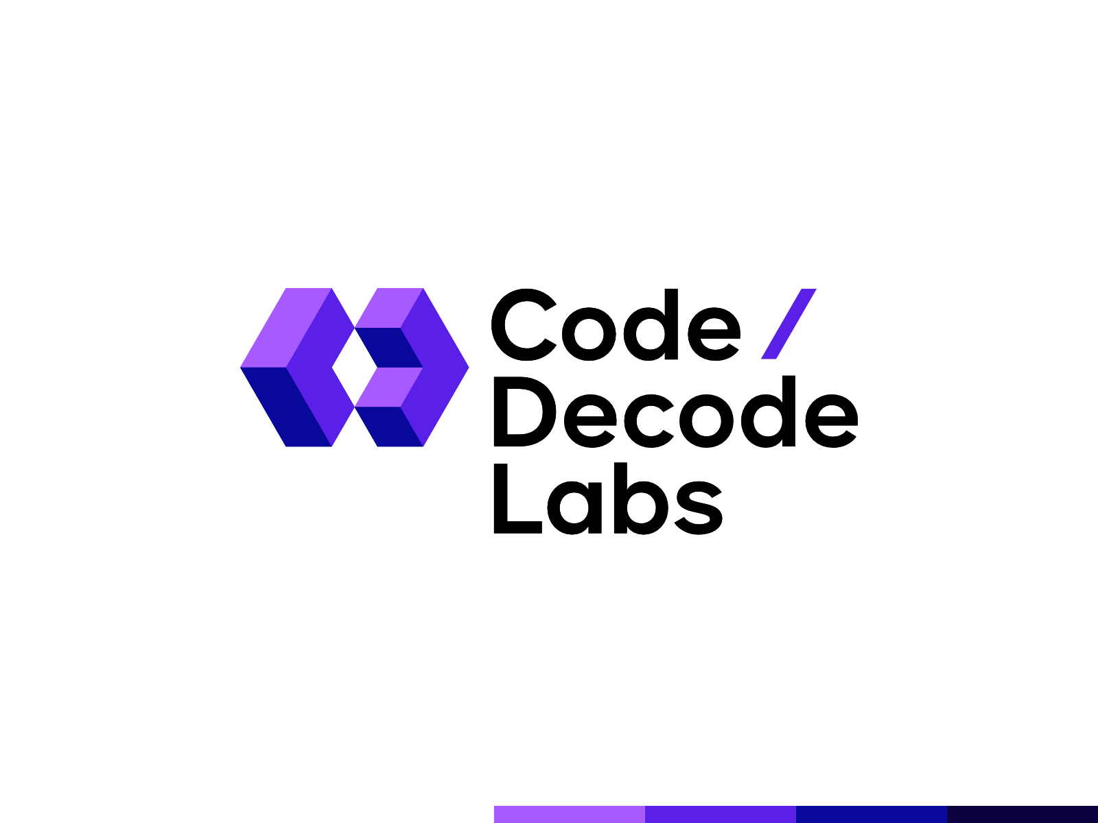 Code Decode Labs, cyber security saas logo design, CD + brackets by ...
