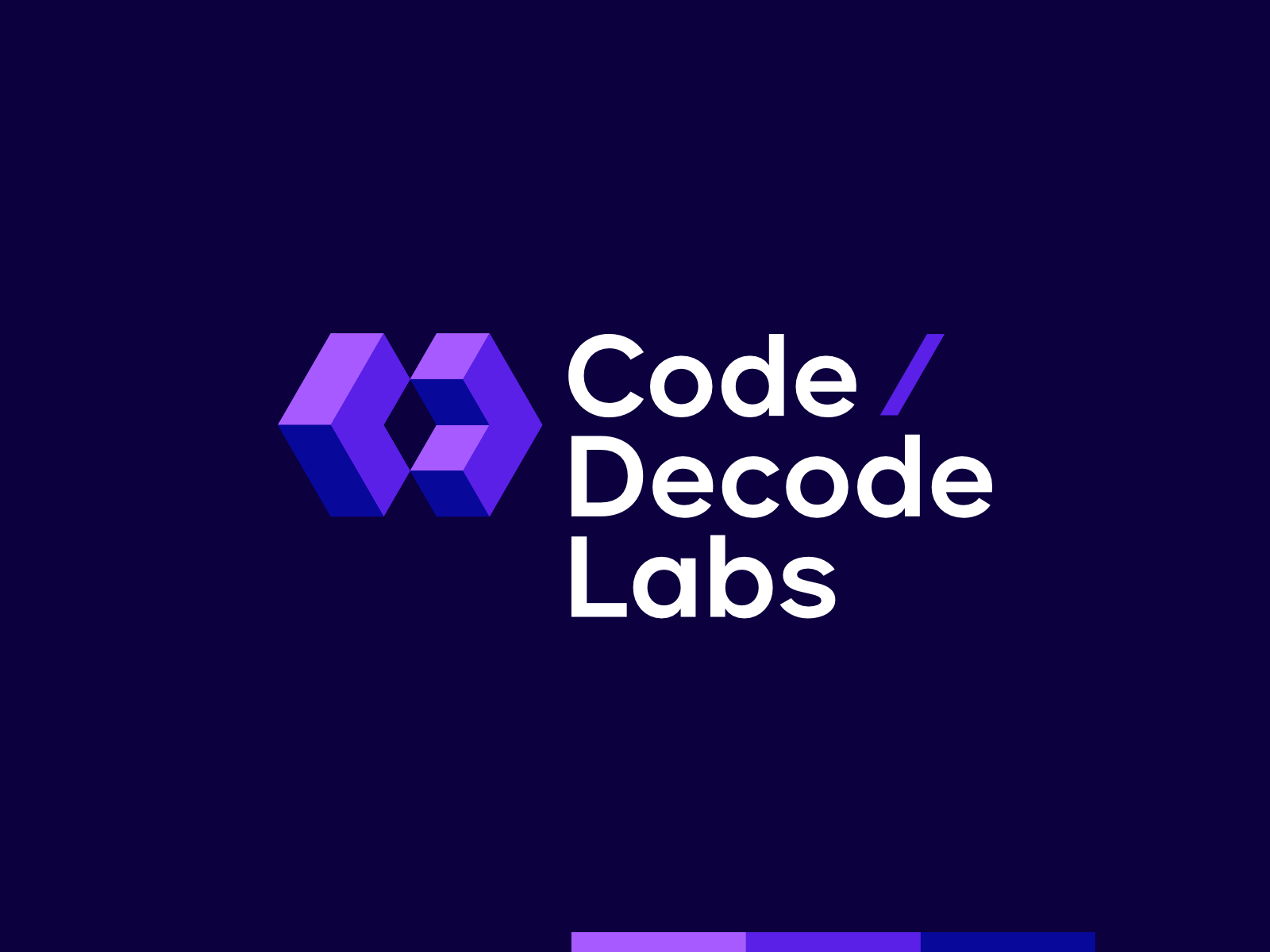 Code Decode Labs, cyber security saas logo design, CD + brackets by ...