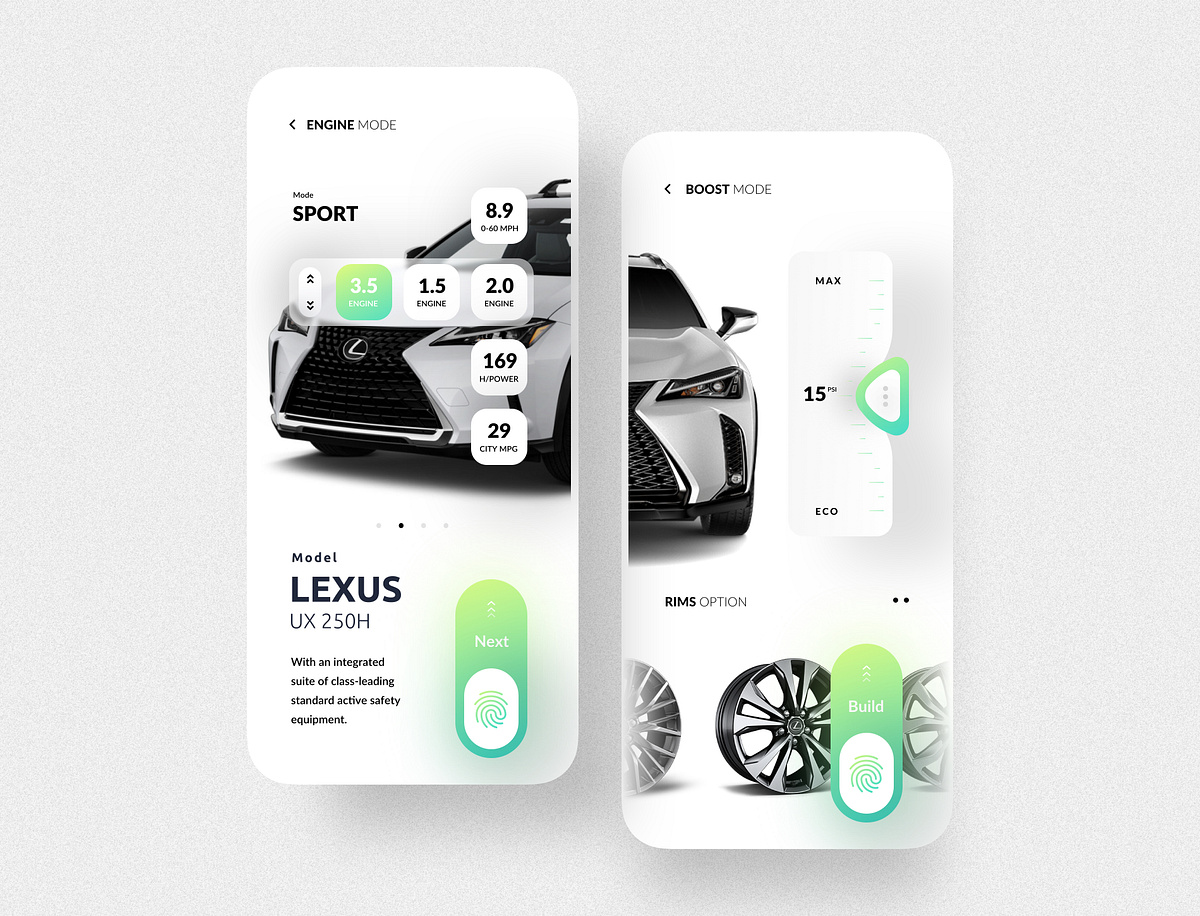 Car Service app UI Concept by Ariuka for Solitude on Dribbble
