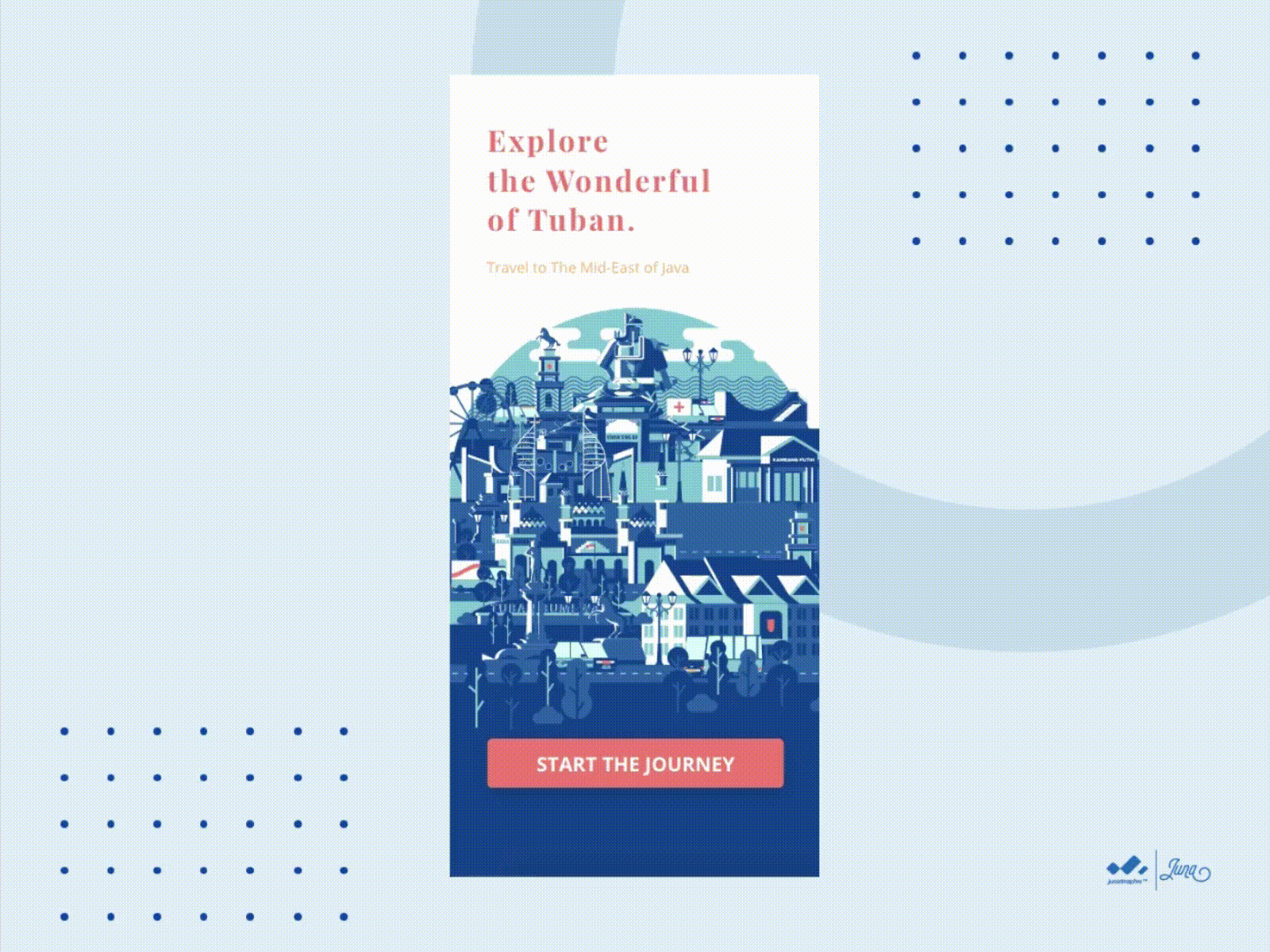 City tour of Tuban App #3 by juna nobi on Dribbble