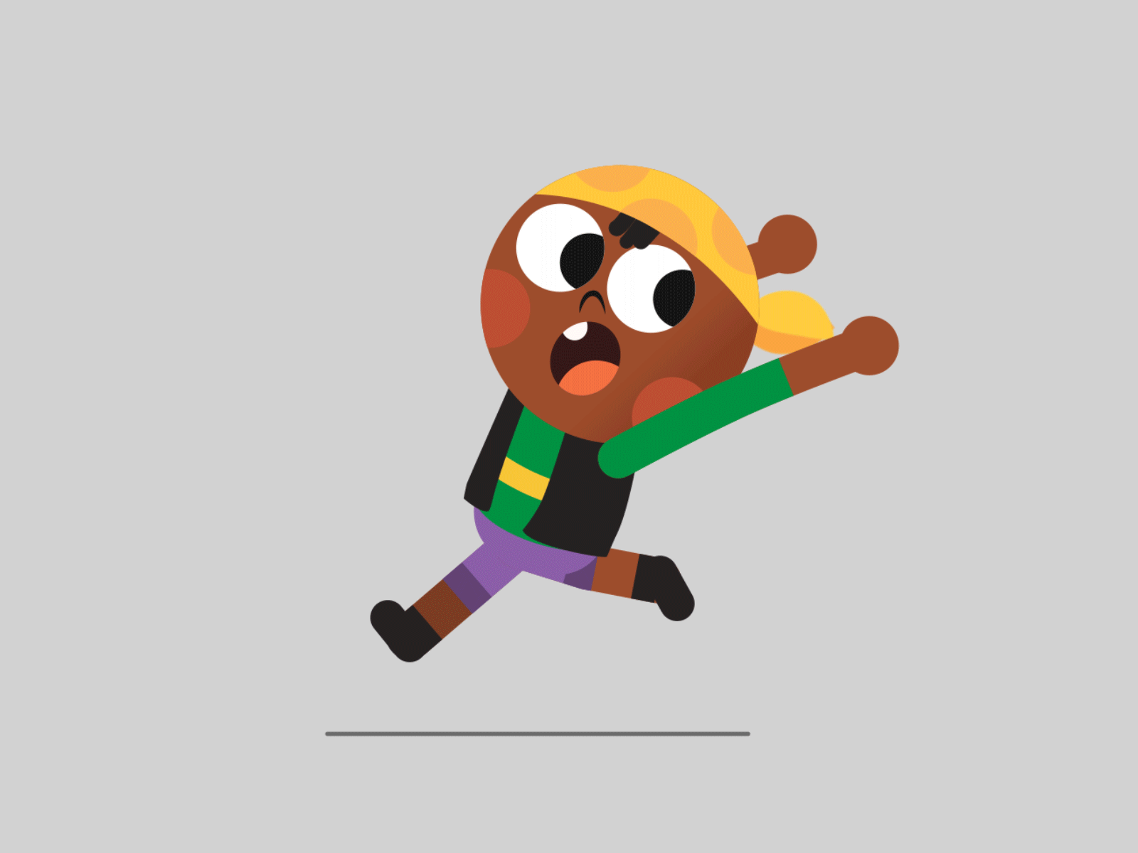 he is scared😰 by Zakmotion on Dribbble