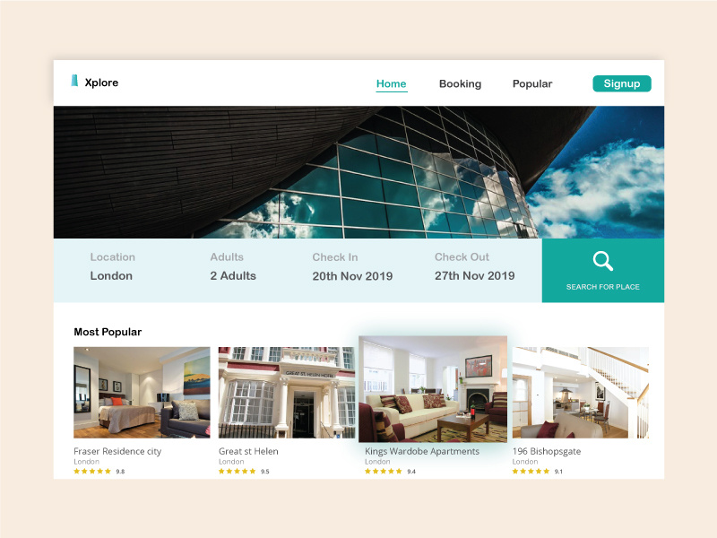 Hotel Explore Website by Thakshila Pathum on Dribbble