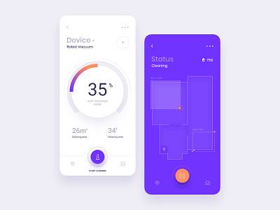 Smart Devices App by Milena Ilieva on Dribbble