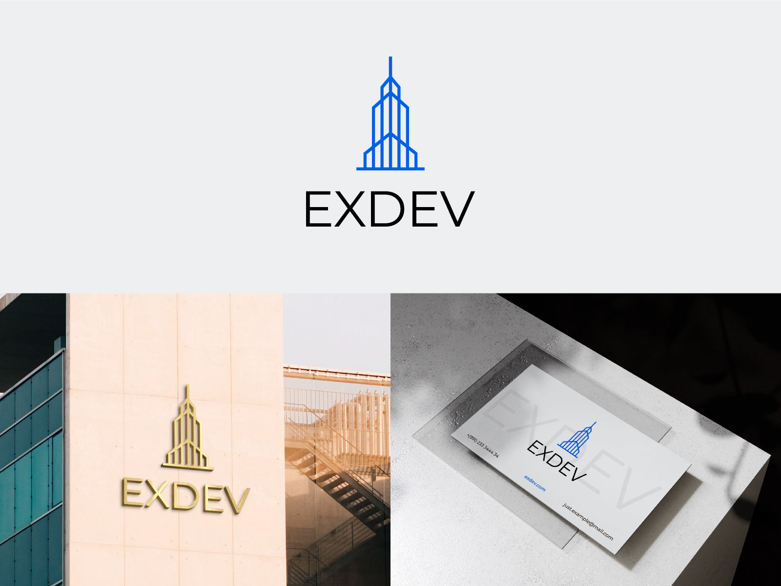 Logo for real estate company by Kanades on Dribbble