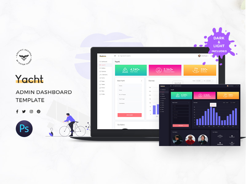 Mechanic Admin Dashboard UI Kit by VictorThemes on Dribbble