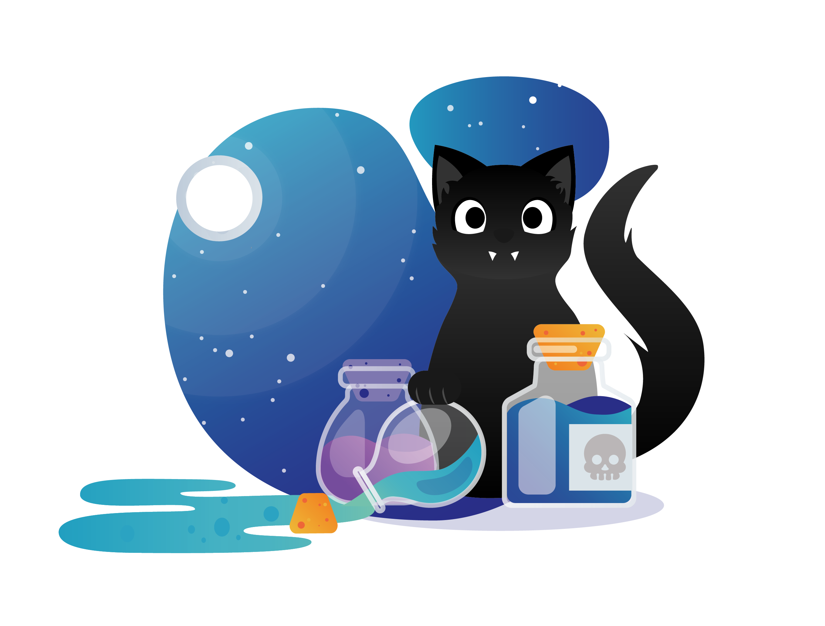Crypt(o) Kitty by Kari Linder on Dribbble