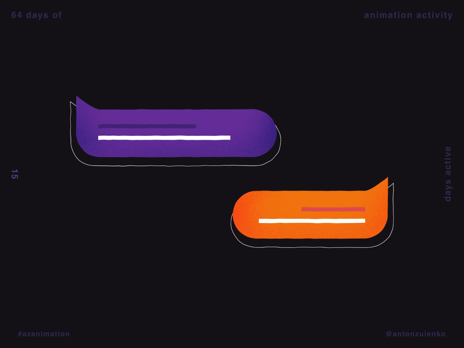 Text message animation by Anton Zuienko on Dribbble