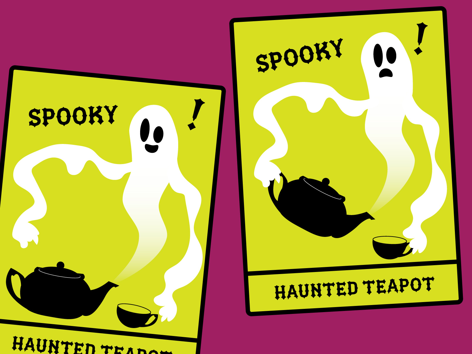 Spooky Haunted Teapot by Alex Pelchat-White on Dribbble
