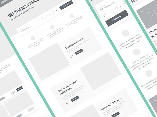 Ticketing Portal Wireframes by Alexey Tretina on Dribbble