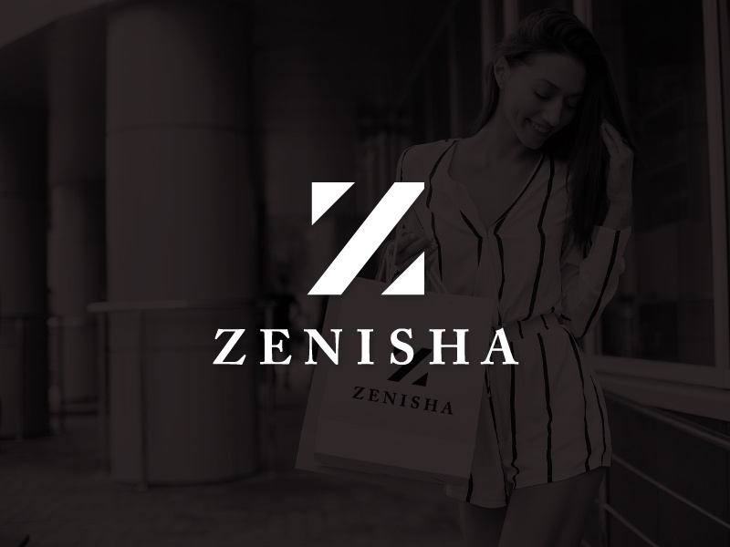 Zenisha Logo and Brand Identity by Santiago Design Co. on Dribbble