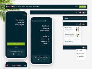 Mobile Header designs, themes, templates and downloadable graphic ...