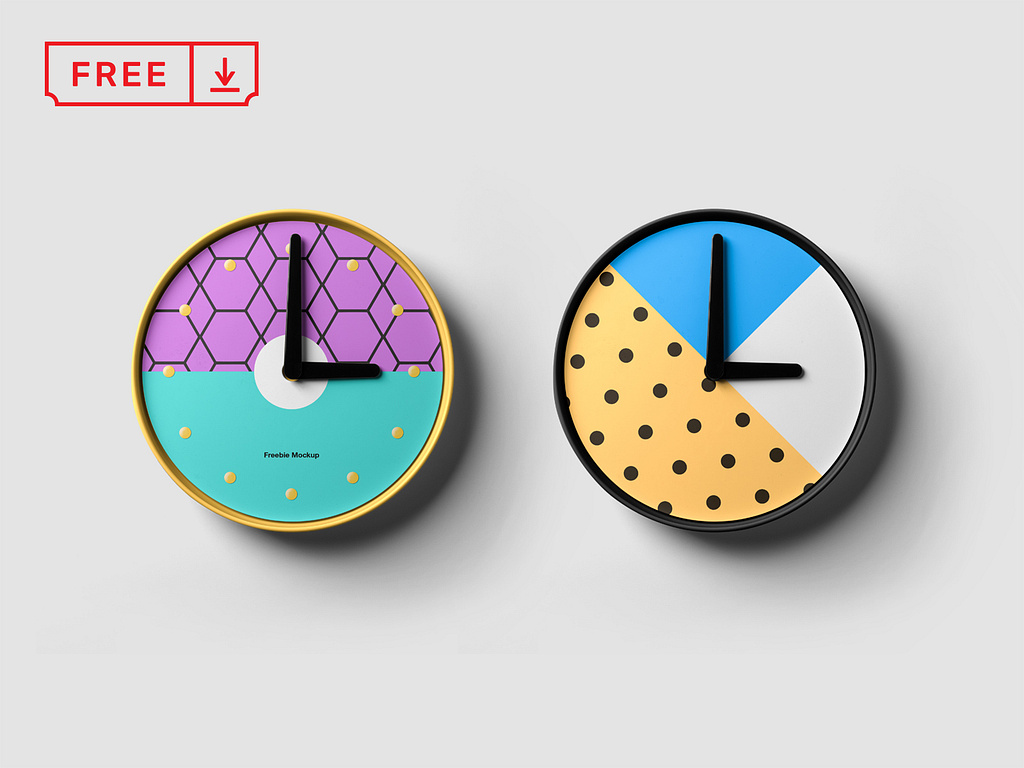 Clock Mockup by Mr.Mockup™ on Dribbble