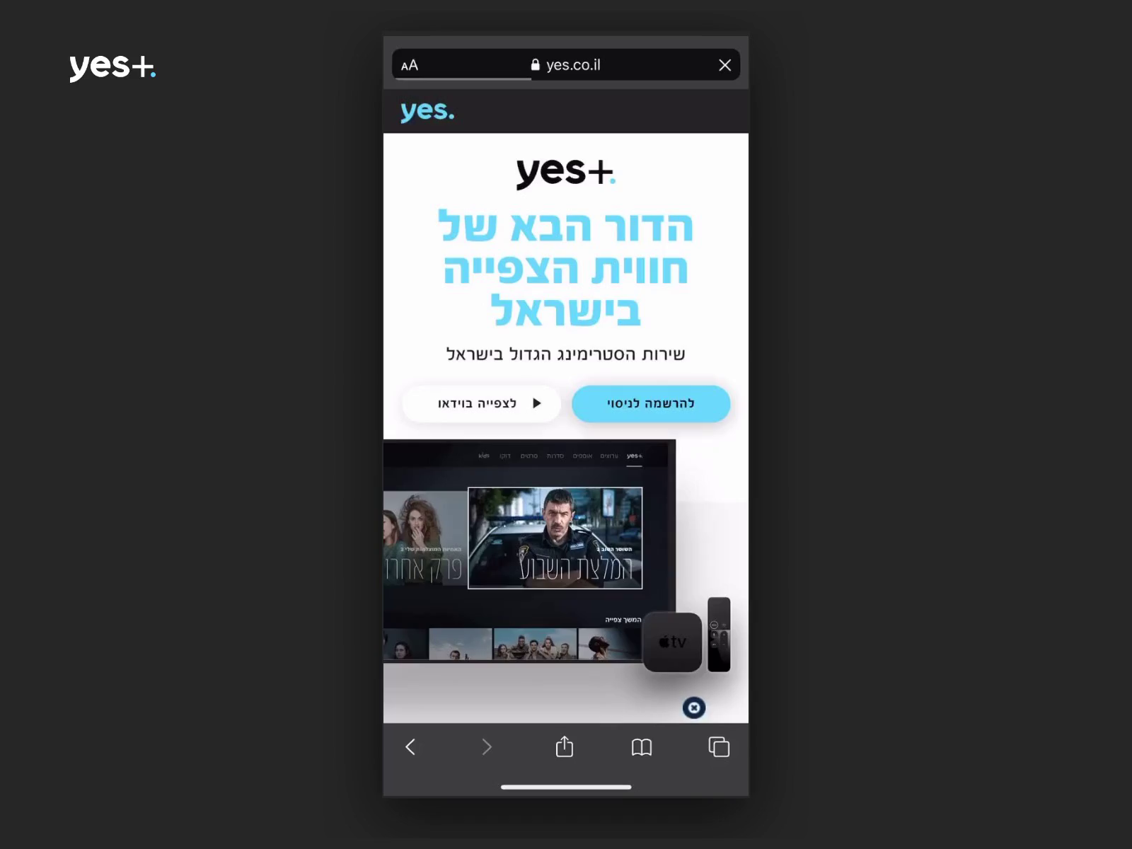yes+ mobile version by Yarden Schreiber on Dribbble