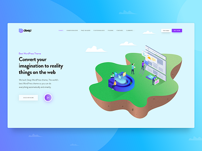 Deep Theme Introduction by Rez Felix on Dribbble