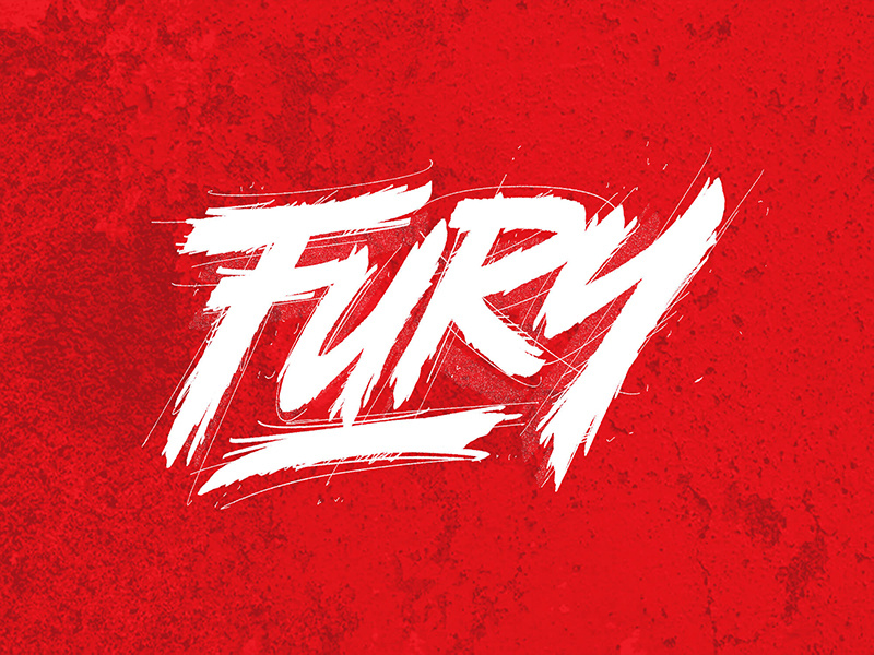 Fury Lettering by Andy A on Dribbble