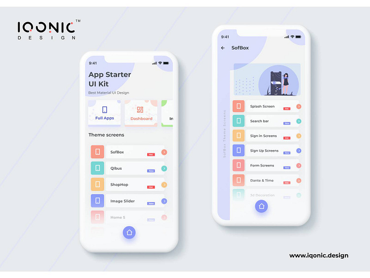 Design Kit for Web & App by Iqonic Design on Dribbble